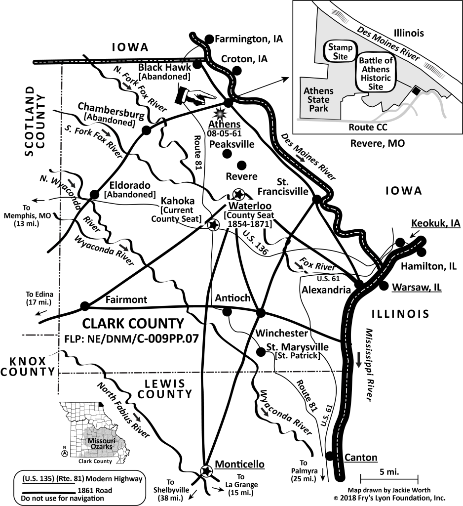 Athens – Missouri Civil War Passport