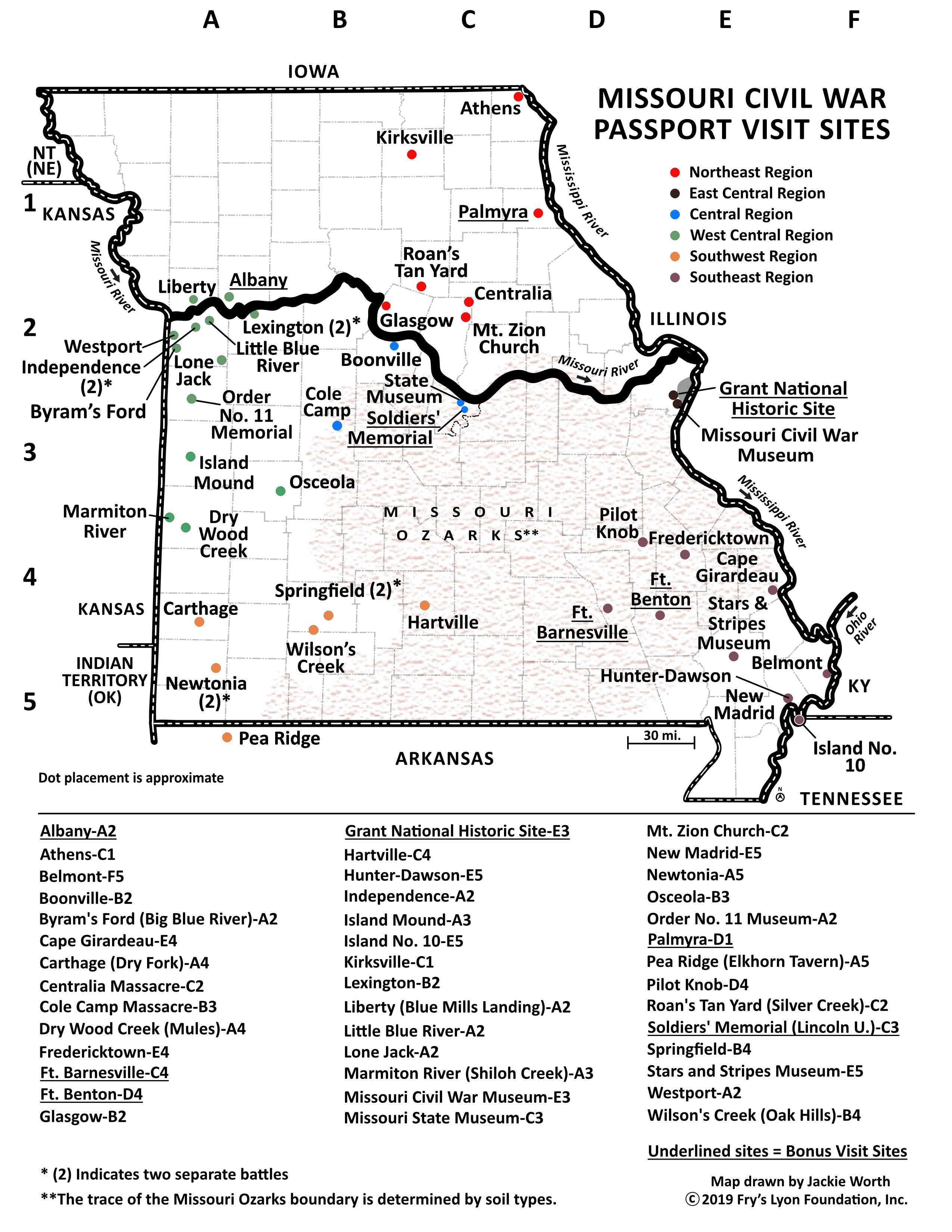 Missouri Civil War Passport – Explore the Civil War Sites around the State